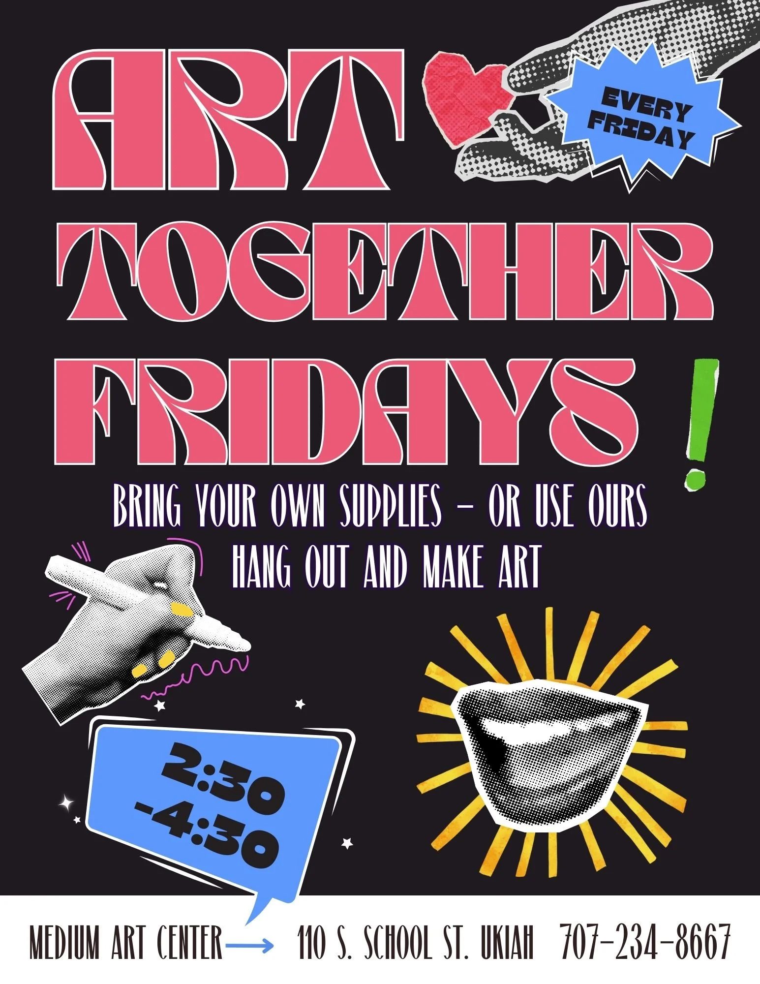 Art Together Fridays at MEDIUM Art Center - Visit Ukiah